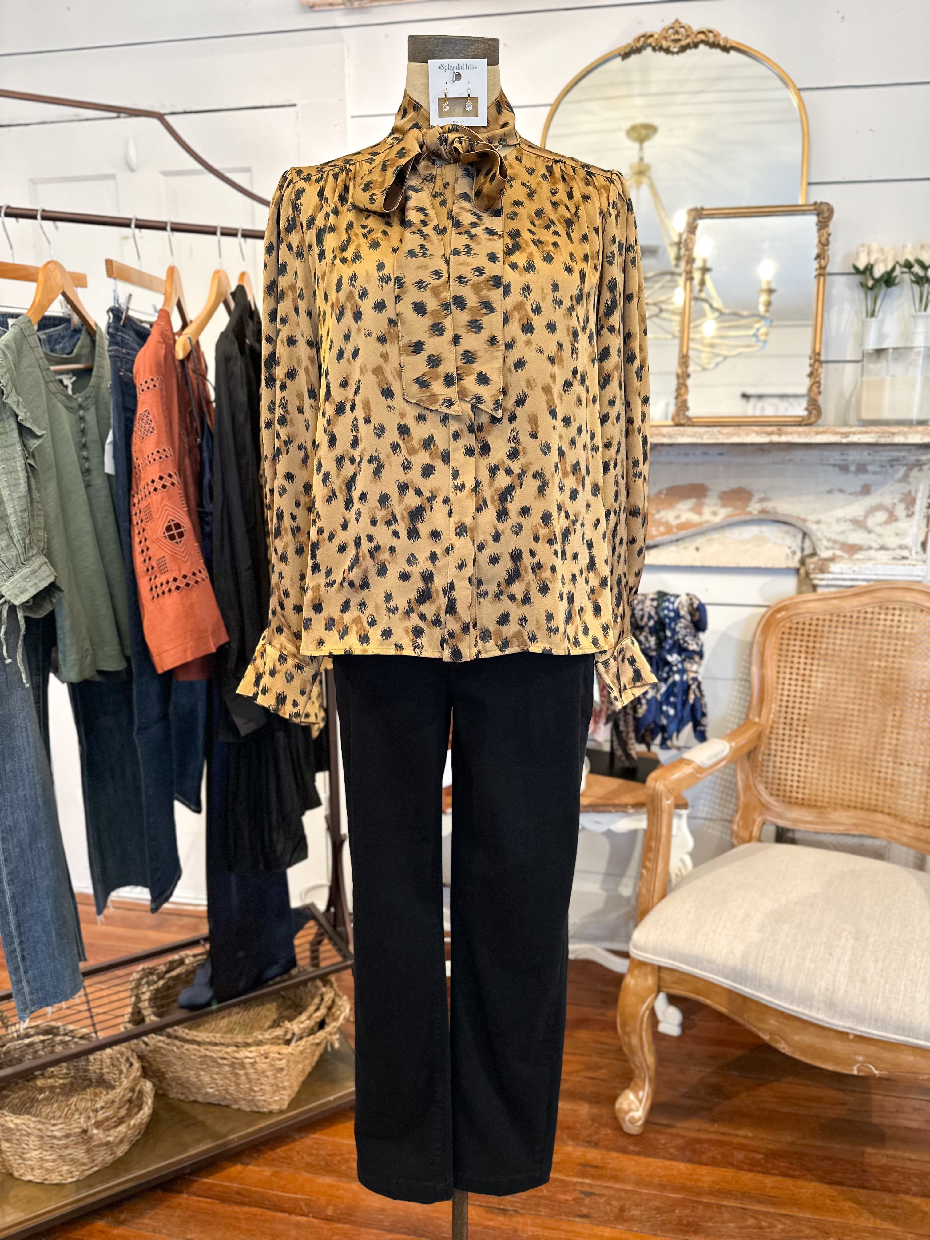 Gretchen Top - Print – Lillie Kay's Boutique