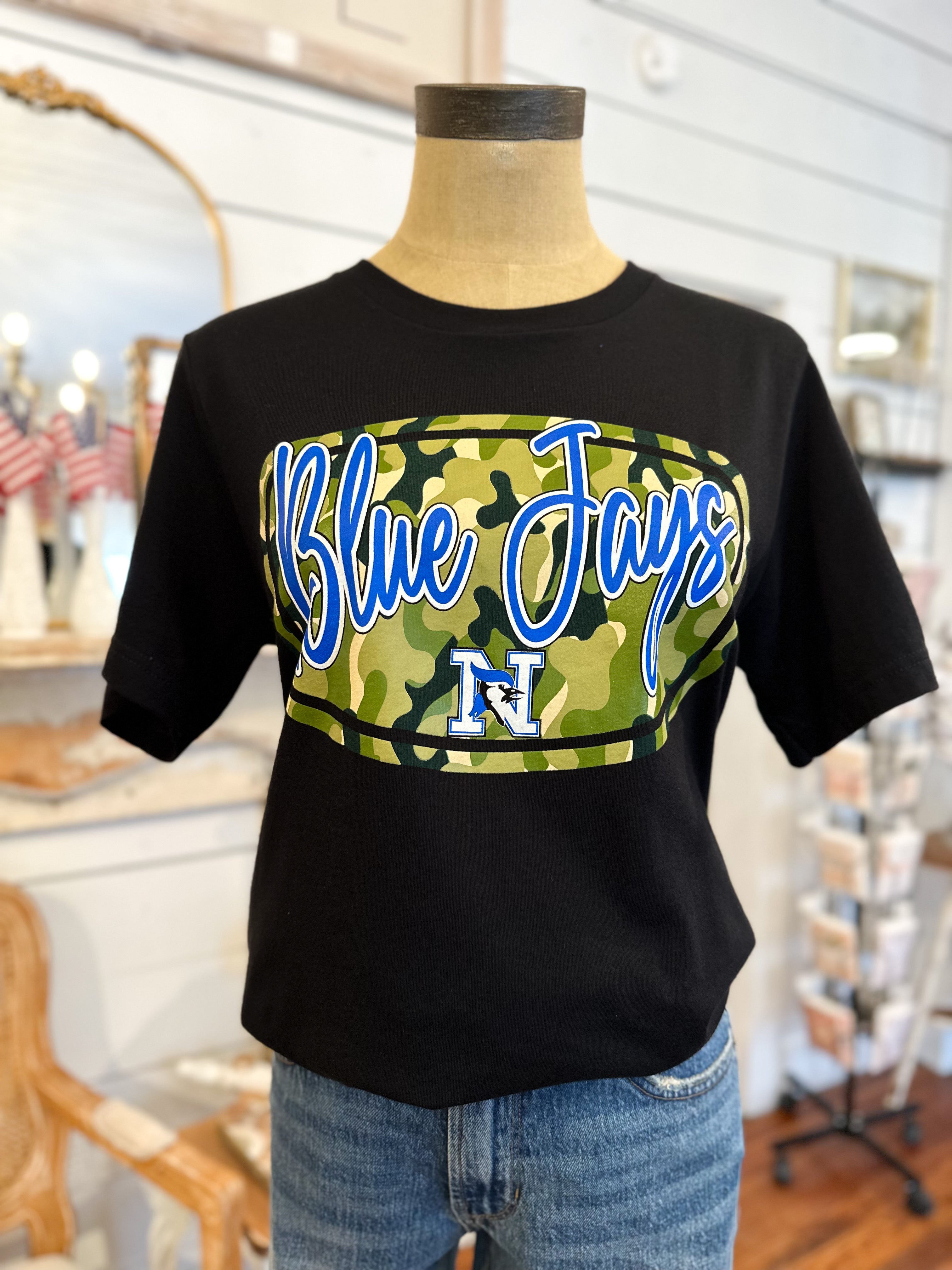 Camo Needville Blue Jays – Lillie Kay's Boutique