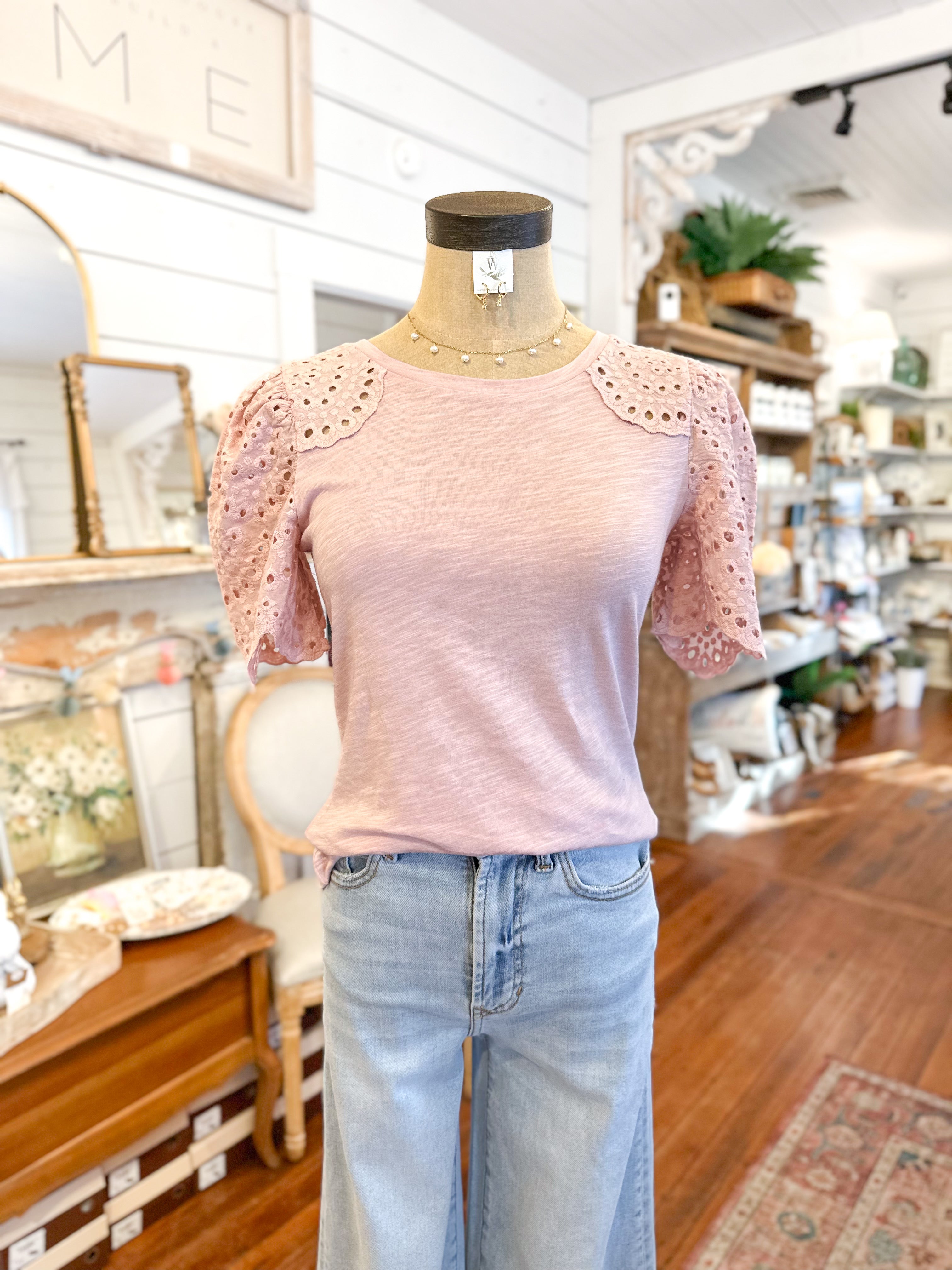 Shea Top - Petal Pink – Lillie Kay's Boutique